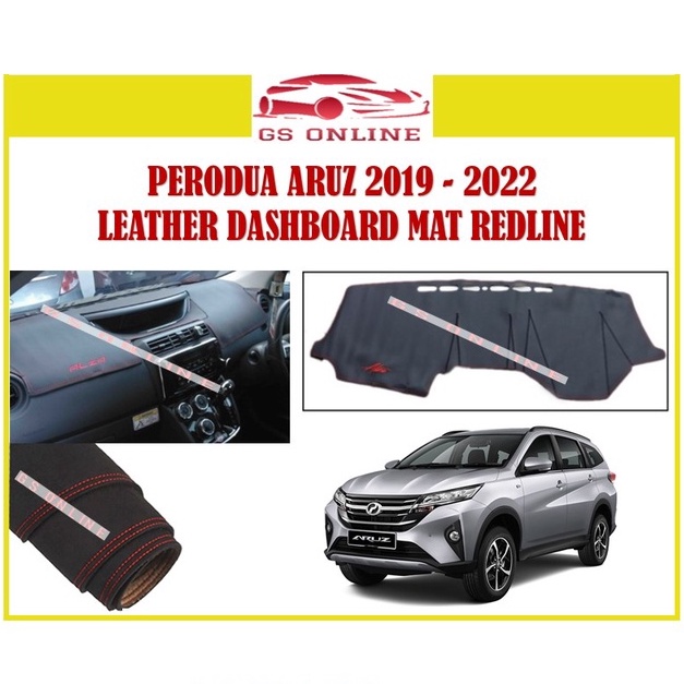 PERODUA ARUZ 2019 2020 2021 2022 Leather Dashmat Dashboard Cover UV ...