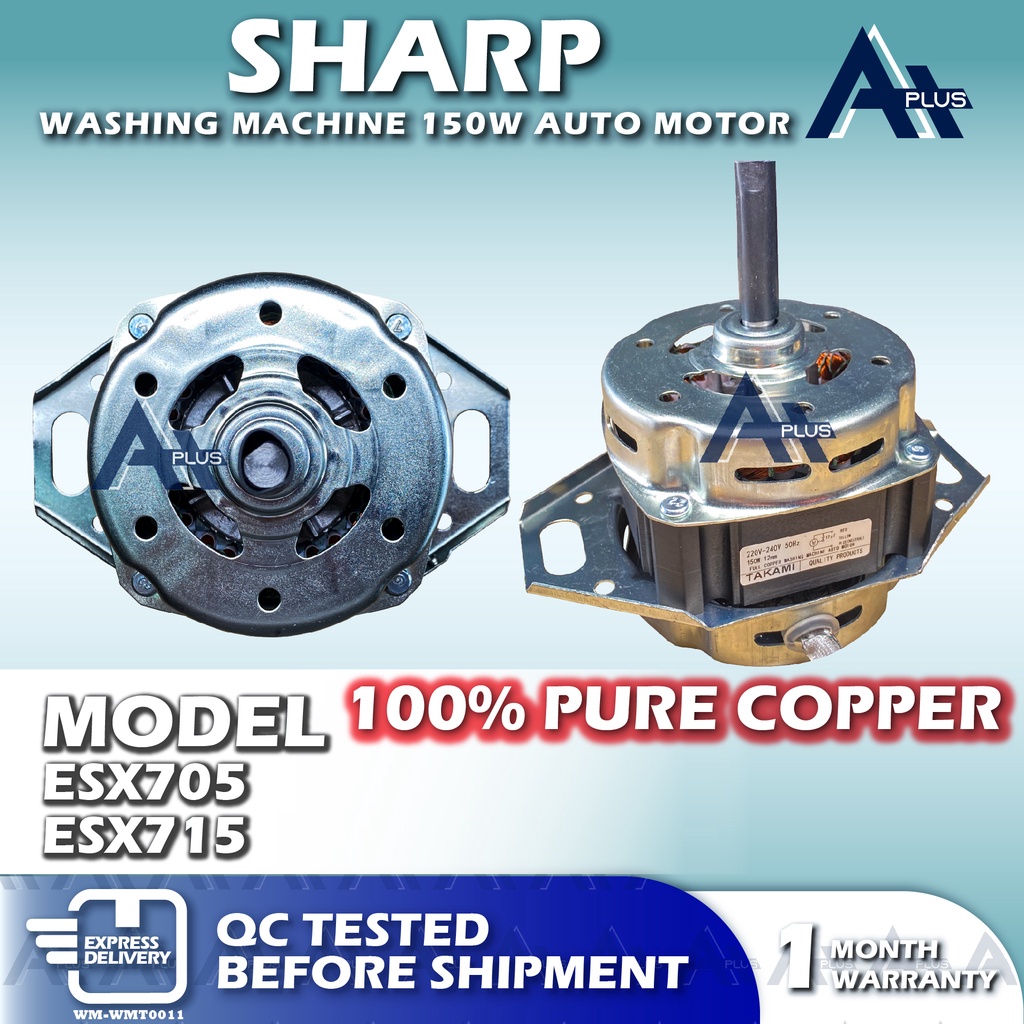 ESX705 / ESX715 SHARP 150W Fully Auto Motor Washing Machine Wash Motor ...