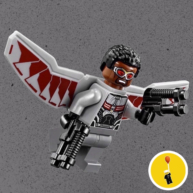 Lego Marvel Super Heroes Avengers 76050 > Falcon Minifigure (Condition ...