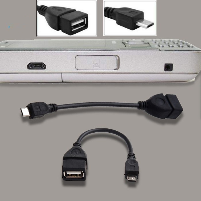 [Promotion] USB A 2.0 Female to Micro USB B Male OTG Adapter Data Cable ...