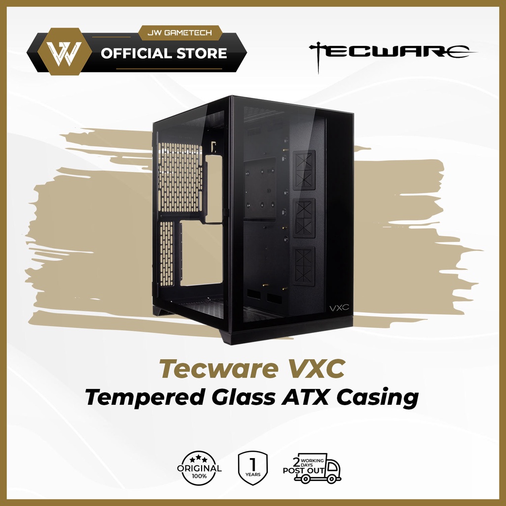 Tecware VXC TG ATX Gaming Case | Shopee Malaysia