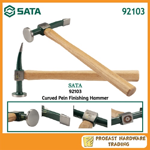 SATA [ 92103 ] Curved Pein Finishing Hammer | Shopee Malaysia