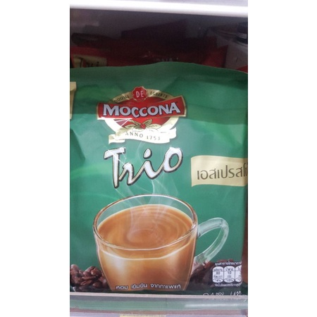 COFFEE MOCCONA TRIO ESPRESSO 3 IN 1. 1 PACK=27 SACHET. | Shopee Malaysia