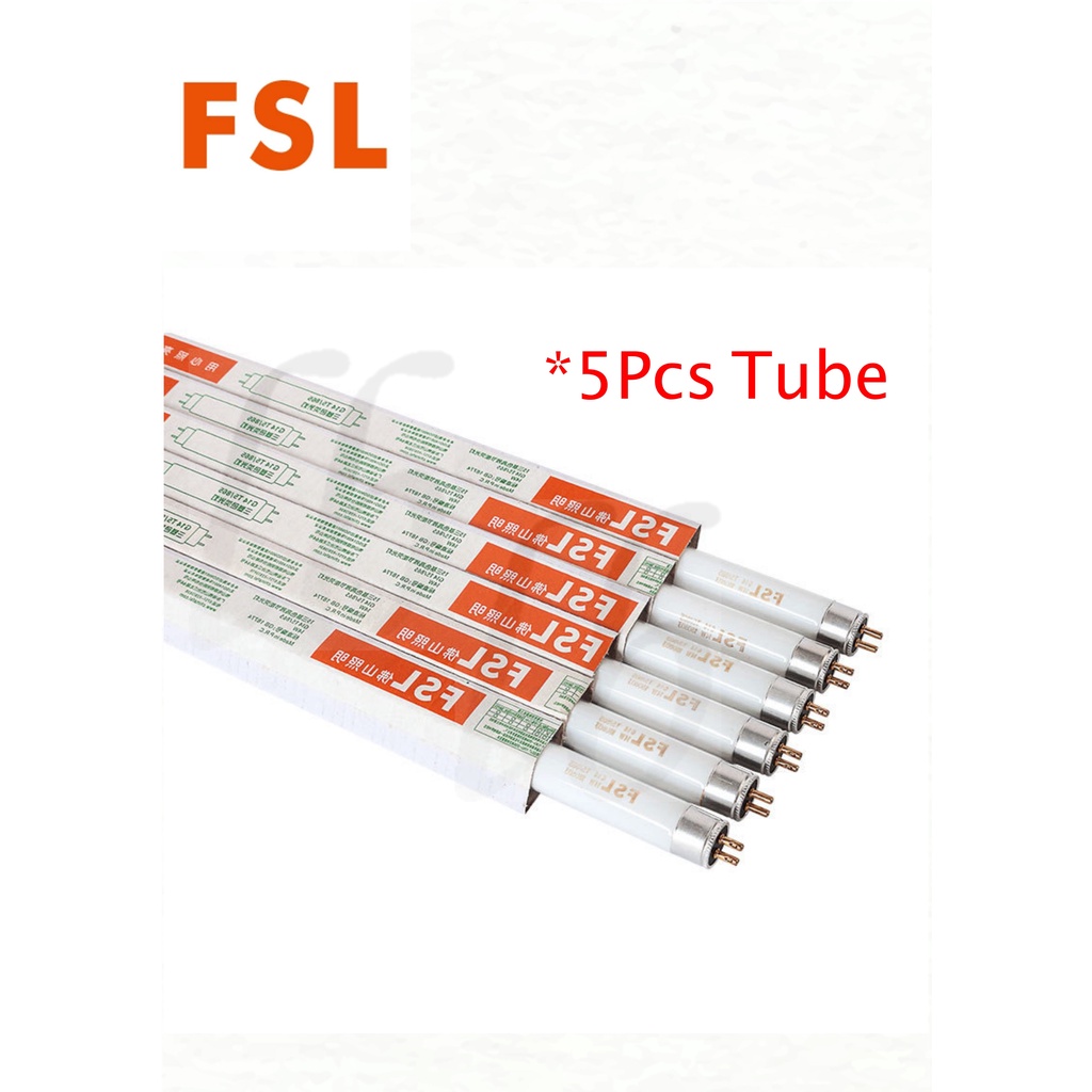 [ 5 Pcs ] FSL TL5 T5 TUBE FLUORESCENT TUBE 1FT 8W/ 2FT 14W / 3FT 21W ...