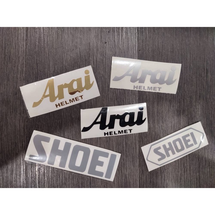 ARAI SHOEI STICKER / HELMET STICKER / SHOEI ARAI | Shopee Malaysia