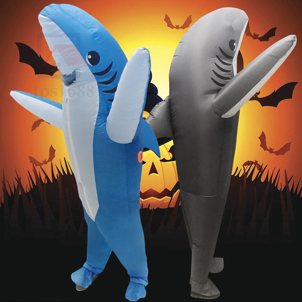 Inflatable Shark Costume Halloween Cosplay Carnival Party Christmas ...