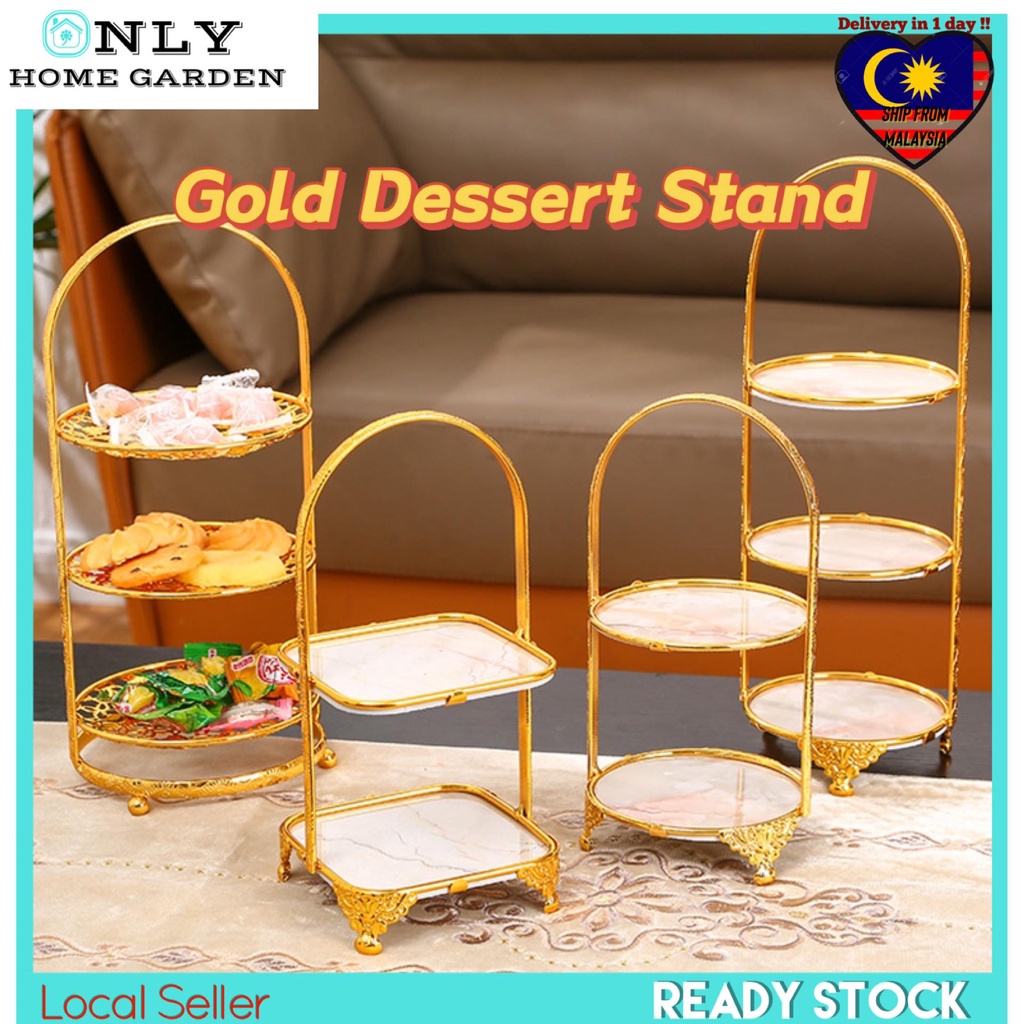 OnlyHomeGarden🔥FREE GIFT🔥Multi-Layer 3 Tier 2 Tier Dessert Tray 3 Layer ...