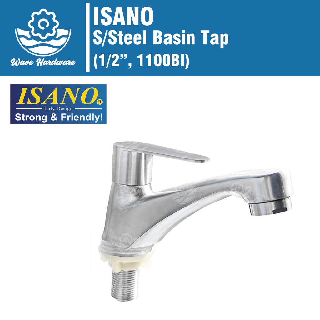 ISANO Stainless Steel Basin Tap (1/2 Inch, 1100BI) | Shopee Malaysia