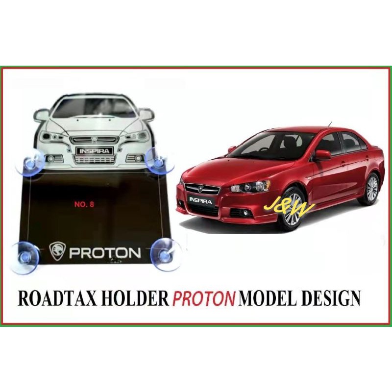 ROAD TAX STICKER HOLDER PROTON MODEL DESIGN -INSPIRA | Shopee Malaysia