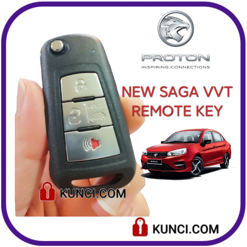 New Proton Saga VVT PREVE IRIS remote control key full set | Shopee ...