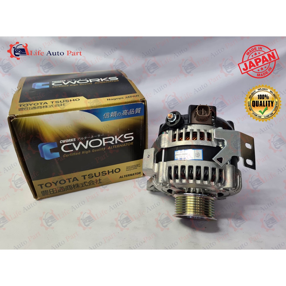 CWORKS JAPAN Alternator Toyota Estima 2.4 ACR30/ACR40, Alphard 2.4 ...