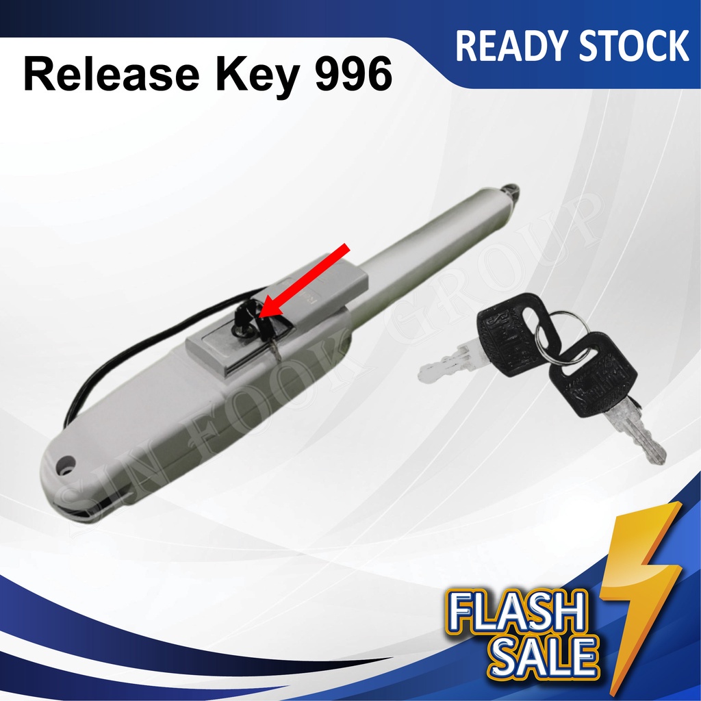 ARM SWING MOTOR RELEASE KEY 996/ AUTO GATE | Shopee Malaysia