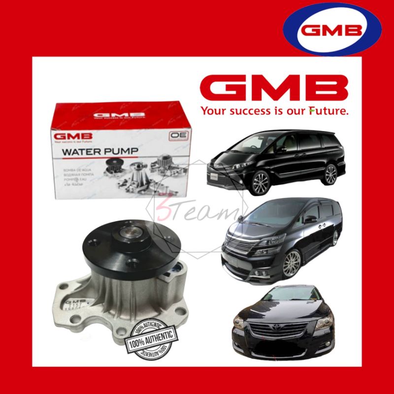 GMB WATER PUMP TOYOTA CAMRY ACV40 ESTIMA ACR50 VELLFIRE ANH20 [GWT-157A ...