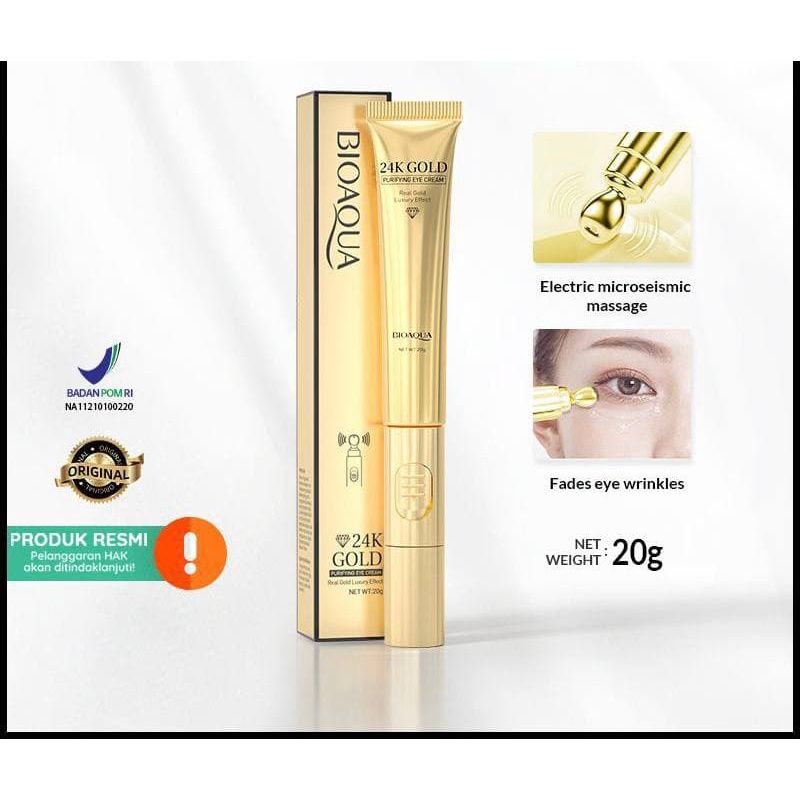 Bioaqua 24K Gold Purifying Eye Cream 20g | Shopee Malaysia