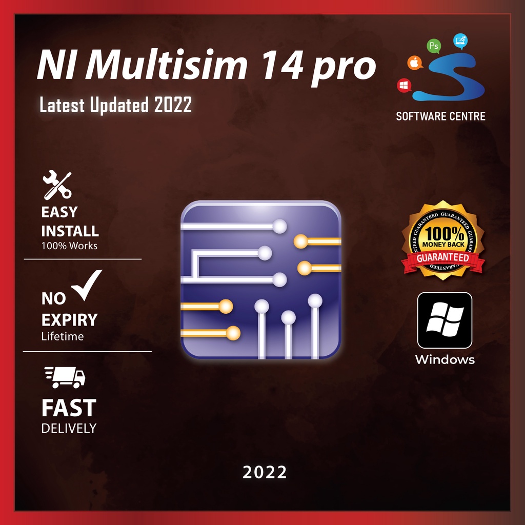 🔥 100% WORKS + Video Tutorial 🔥NI Multisim 14.3 Pro 🔥 | Shopee Malaysia