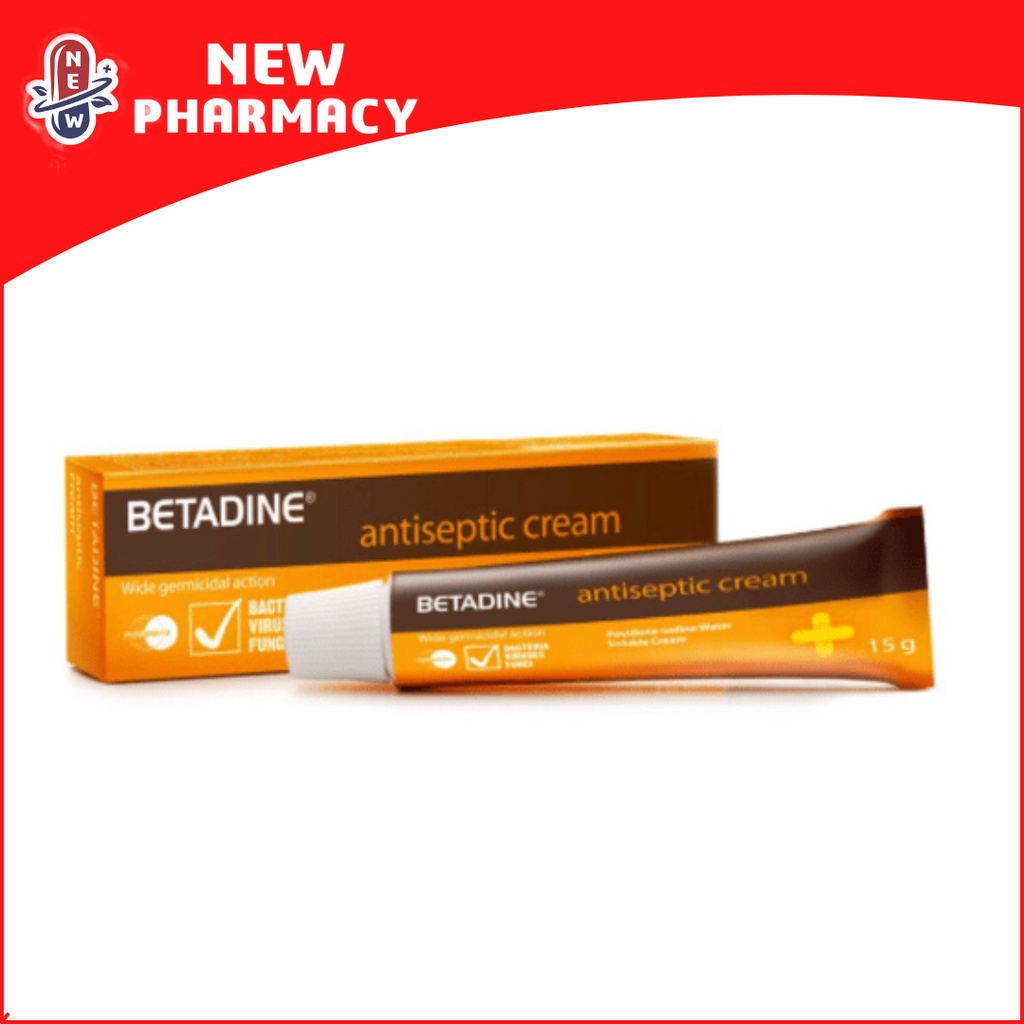 Betadine Antiseptic Cream 15g | Shopee Malaysia