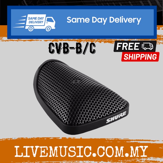 Shure CVB-B/C Centraverse Cardioid Boundary Condenser Microphone ...