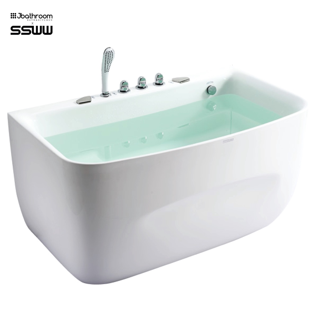 SSWW Pearl Series M610A seamless connected free standing bath tub ...