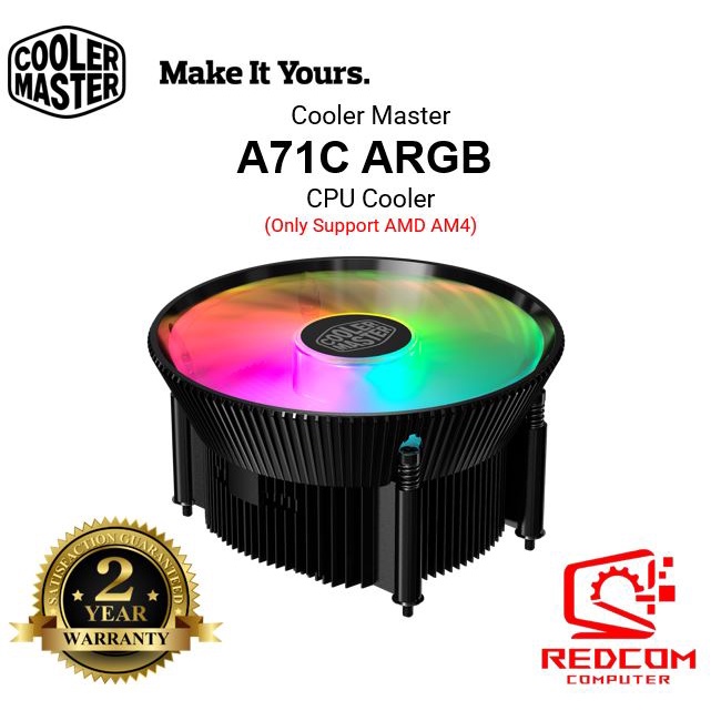 Cooler Master A71C ARGB CPU Air Cooler AMD AM4 | Shopee Malaysia