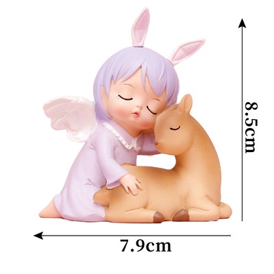 -Ready Stock- Annie Angel Deer Birthday Cake Topper Decoration网红公主主题蛋糕 ...