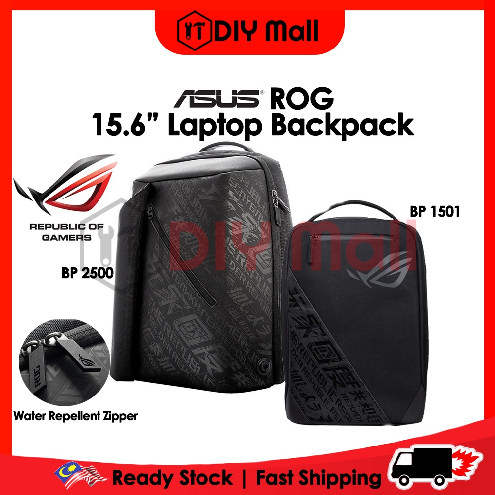 DIYMALL🎒 ROG Gaming Bag Gaming 15.6" Laptop Backpack BP2500 Asus Laptop ...