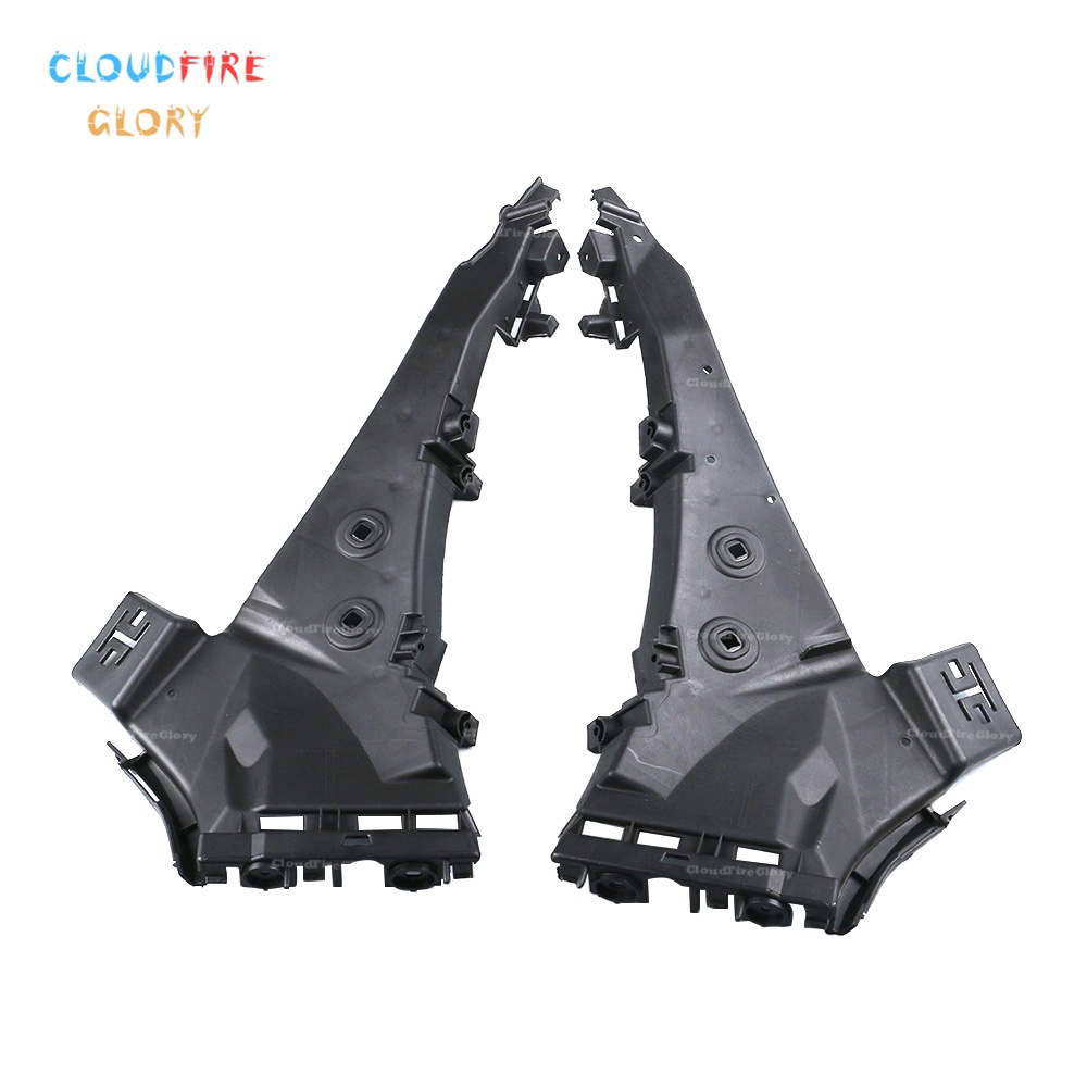 4L0807283B 4L0807284B Pair Left Right Side Front Bumper Grille Bracket ...