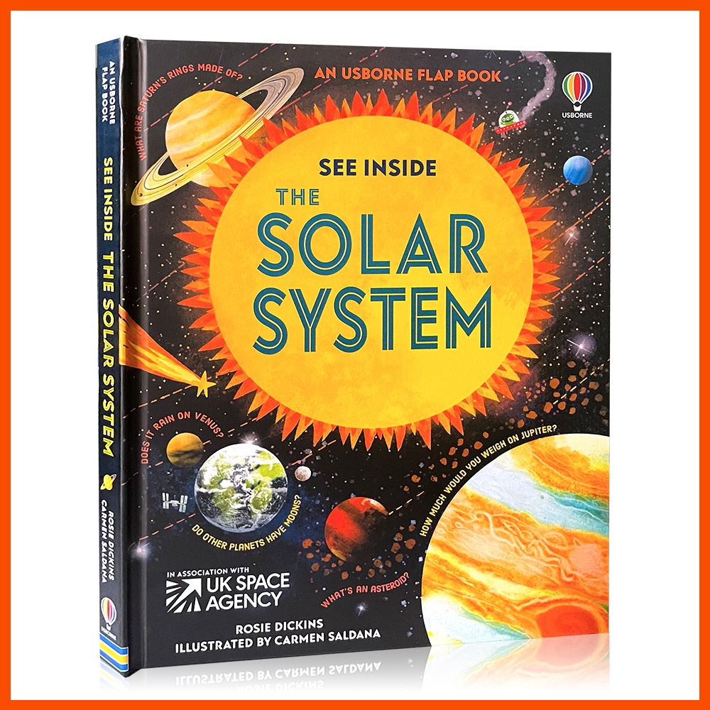Usborne See inside the Solar System Children Educational Book | Shopee ...
