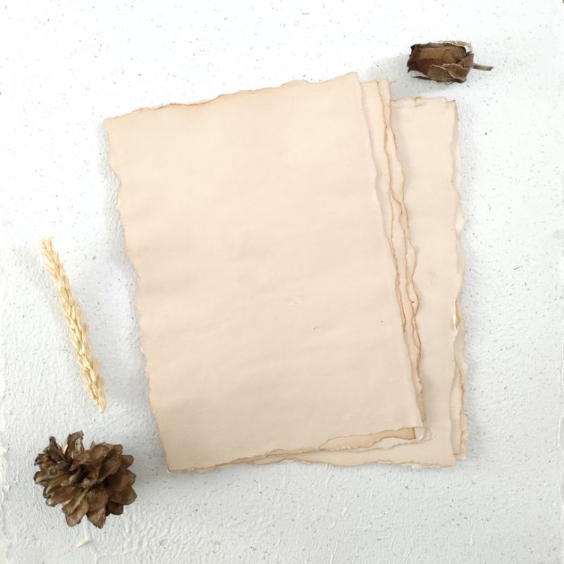 [10 Sheets] Oldpaper Thick Vintage paper/Old School paper tea dyed ...