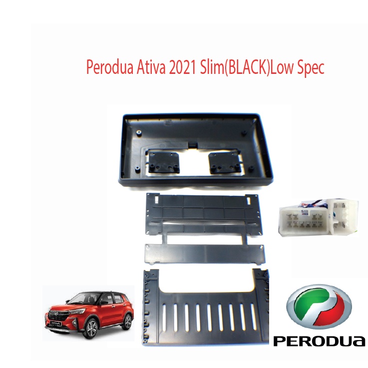 Perodua Ativa Slim Casing low spec/Hign spec 2021 Android Player Casing ...