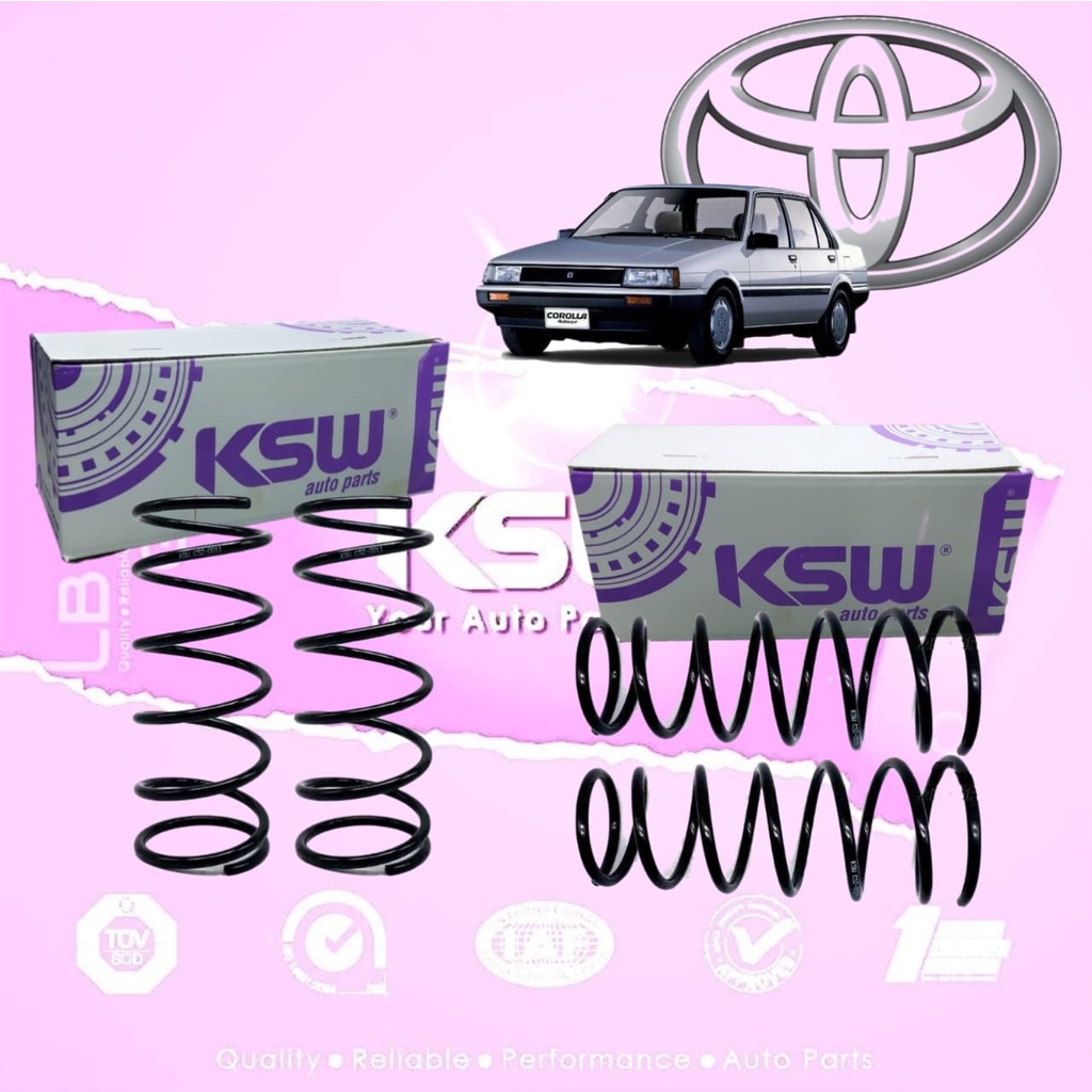 Toyota Corolla LE AE80/EE80 KSW Coil Spring | Shopee Malaysia