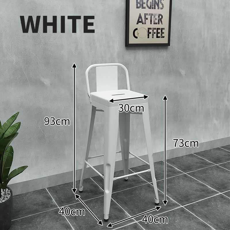 Metal High Chair Tolix Metal Kitchen Bar Chair High Bar Stool Bar Chair ...
