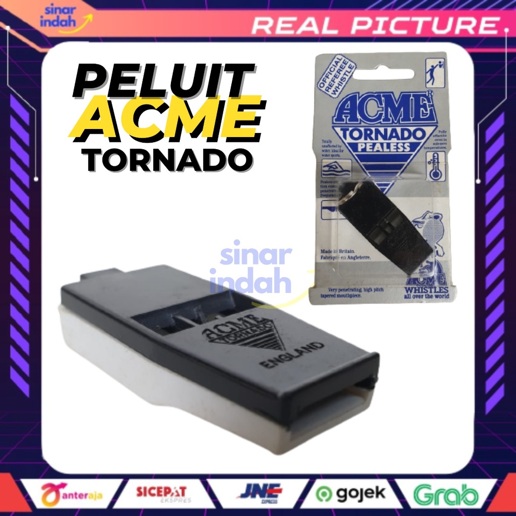 Whistle Acme Tornado Pluit Whistle Pealess Referee Parking Worker ...