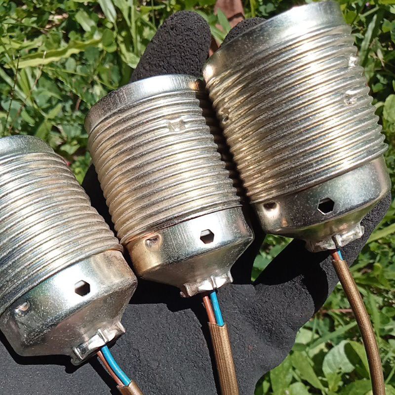 1 PCs Vintage Original Bulb Lamp holder Chandelier Copper Chromium ...