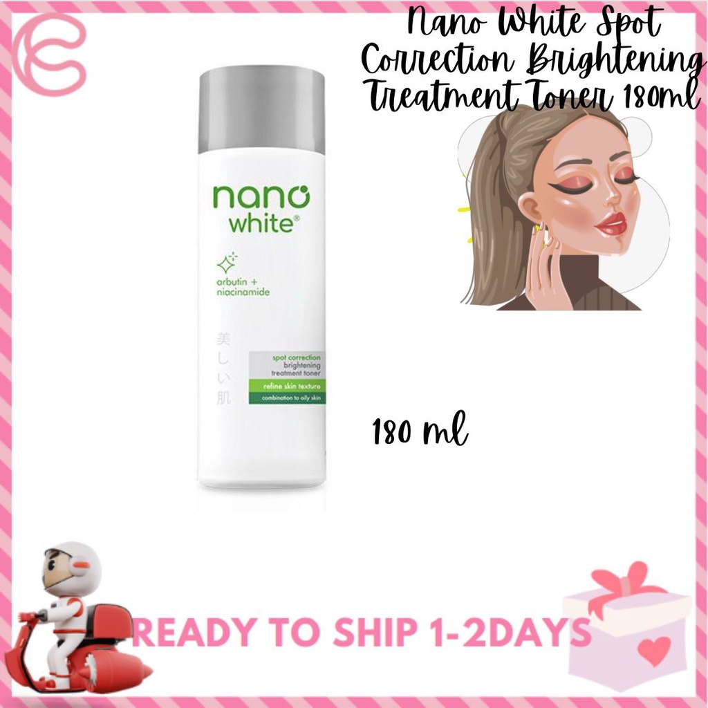 Nano White Spot Correction Brightening Treatment Toner 180ml | Shopee ...