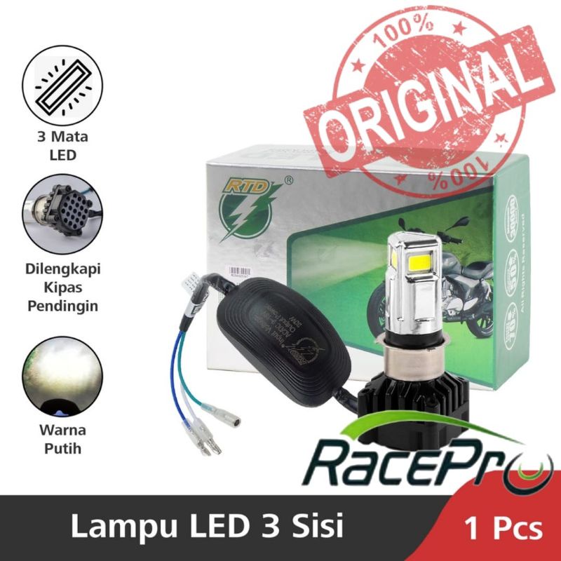3 Side RTD Led Headlights RTD Ac Dc Led Motorcycle Headlights ...