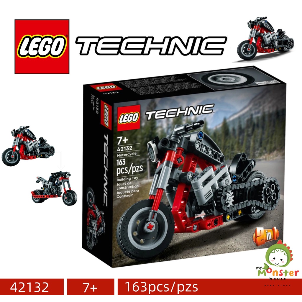 LEGO 42132 Technic Motorcycle - 100% Original LEGO | Shopee Malaysia