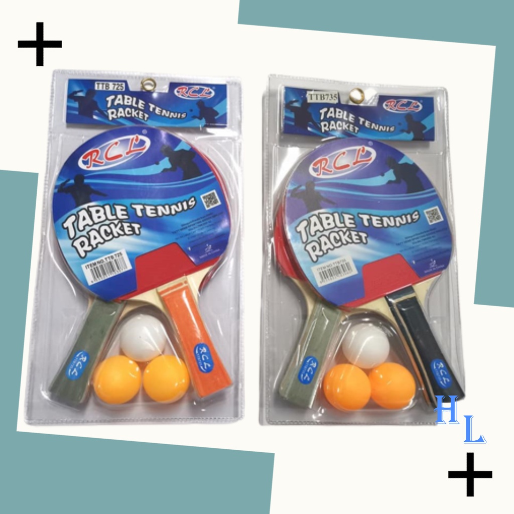 RCL TTB725/TTB735 / King / Table Tennis Racket (Twin Pack)(Value Pack ...
