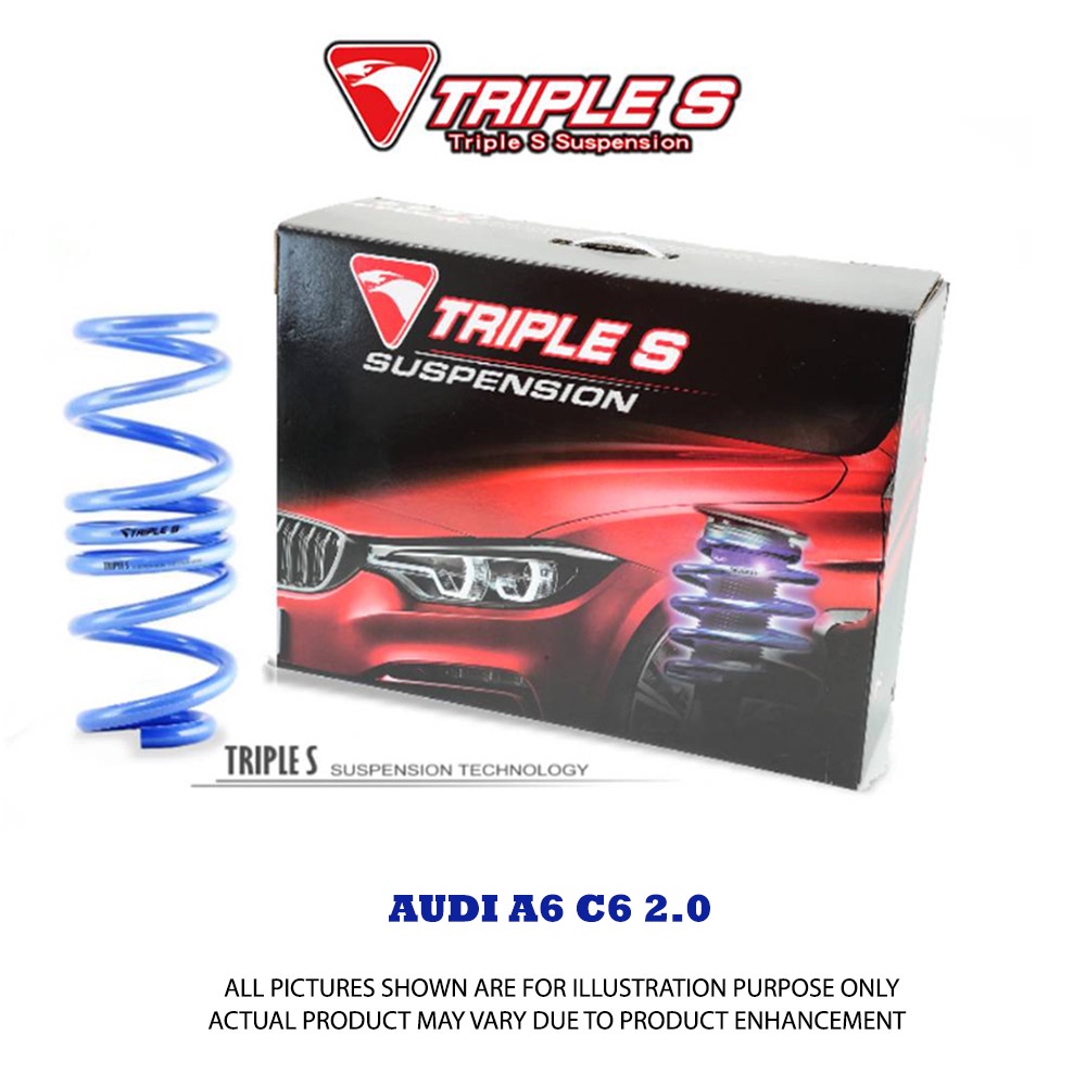 AUDI A6 C6 2.0 - Triple S Lowering Sport Spring | Shopee Malaysia