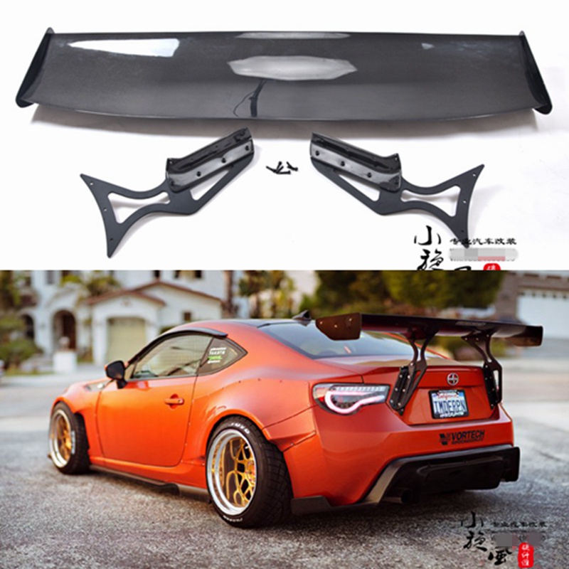 carbon fiber Unpainted black Fiberglass Material G Style GT 86 BRZ Rear ...