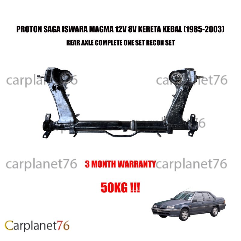 PROTON SAGA ISWARA MAGMA 12V 8V KERETA KEBAL REAR AXLE COMPLETE ONE SET ...