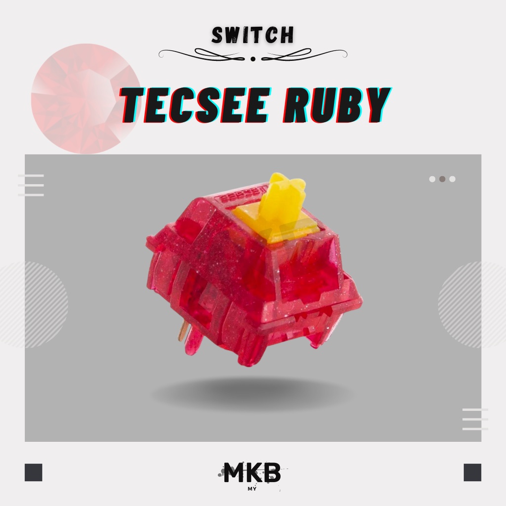 [READY STOCK] Tecsee Ruby V2 Linear Switches Switch for Mechanical or ...