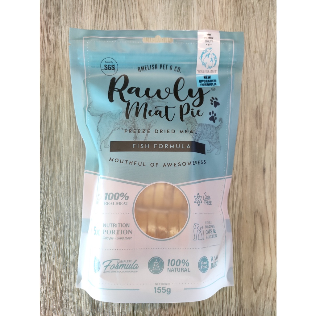 Amelisa Pet & Co. Rawly Meat Pie - Fish / Beef & Lamb / Chicken & Duck ...