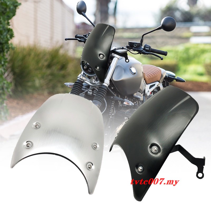 R NINE T R9T Windshield Aluminum Wind Deflector Windscreen For BMW ...