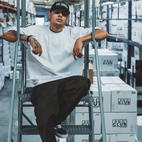 Pro Club Men's Heavyweight Cotton Short Sleeve Crew Neck T-Shirt ...