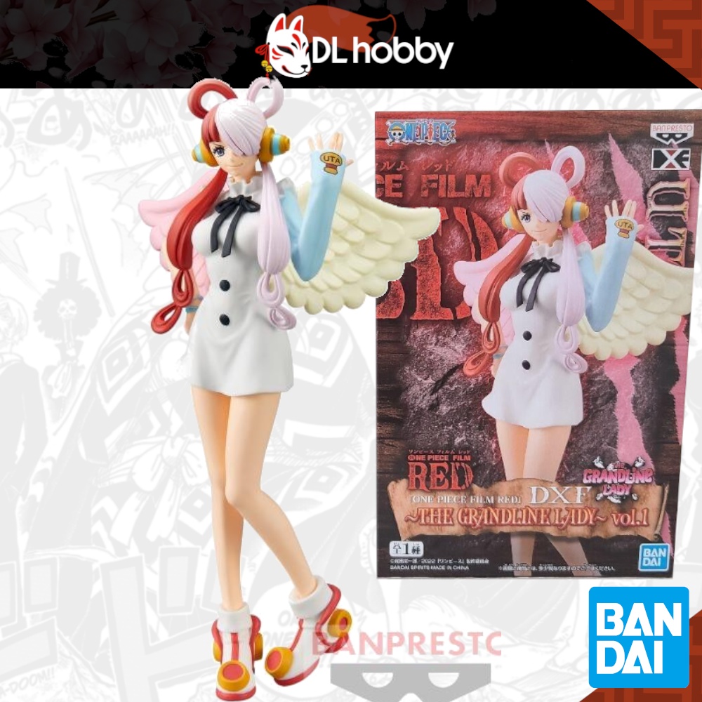 One Piece Uta dxf Film Red Official Banpresto Original Figure (Gold Ver ...