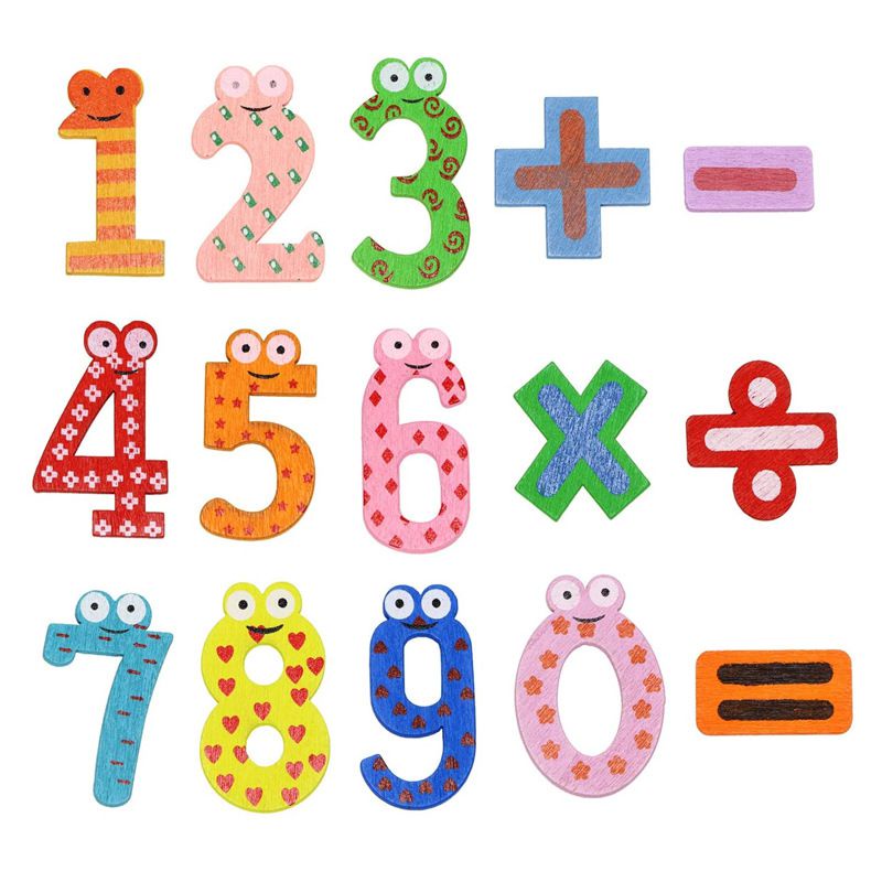 Educational Magnetic Baby Cognitive Sticker For Learning Numbers ...