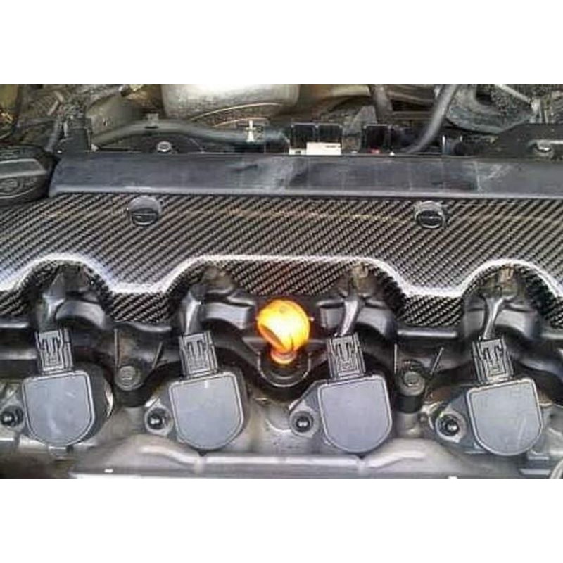 Engine cover civic fd hrv 1.8 stream carbon kevlar carbon fiber forged ...