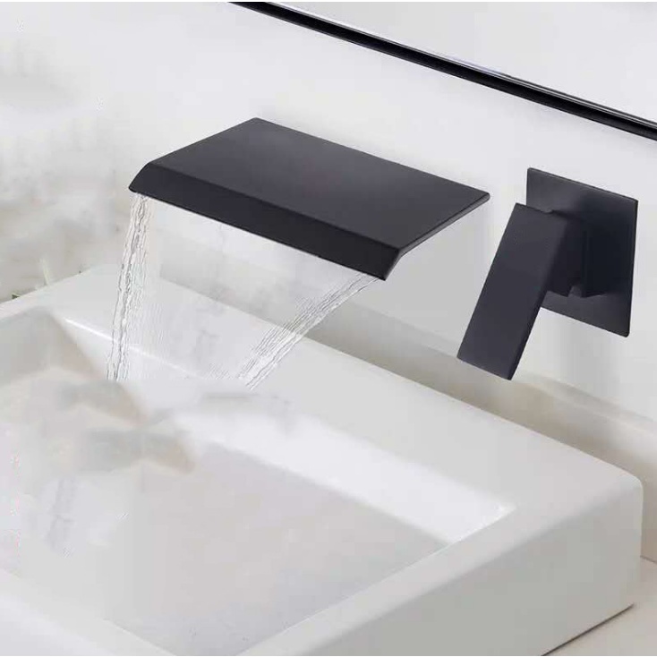 MUDE wall mounted waterfall split type hot and cold embedded wall ...