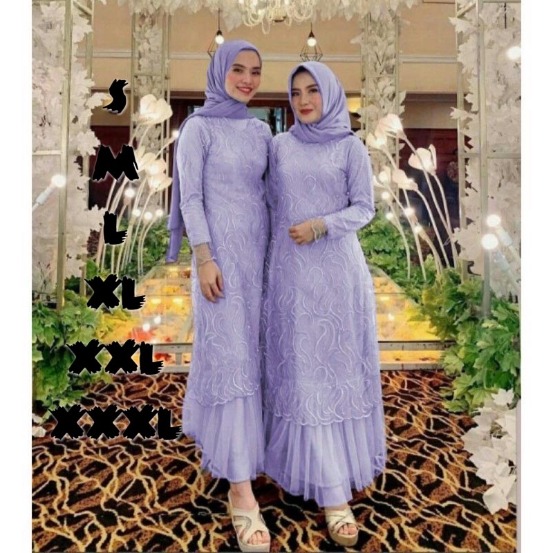 MAXI GERALDINE S M L XL XXL/MUSLIM GAMIS FASHION FOR WOMEN/MAXI ...