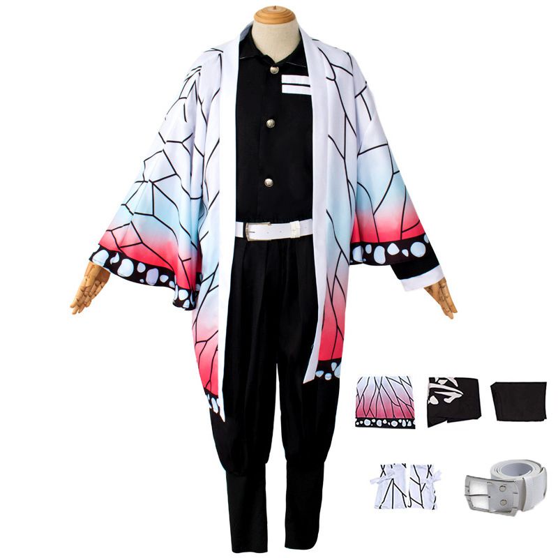 Adult Demon Slayer: Kimetsu no Yaiba Kochou Shinobu Cosplay Costume ...